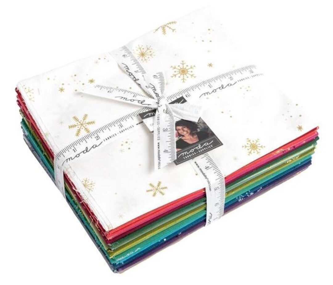 Moda Ombre Flurries Metallic Fabric Half Yard Bundle, 21pc, Precut ...