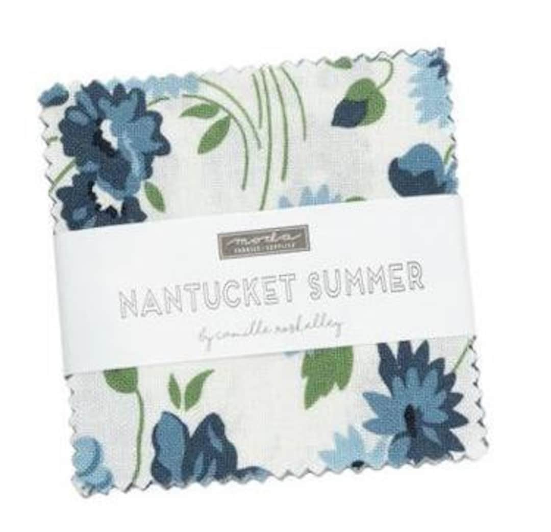 Nantucket Summer MINI Charm Pack, Fabric Squares, Camille Roskelley for ...