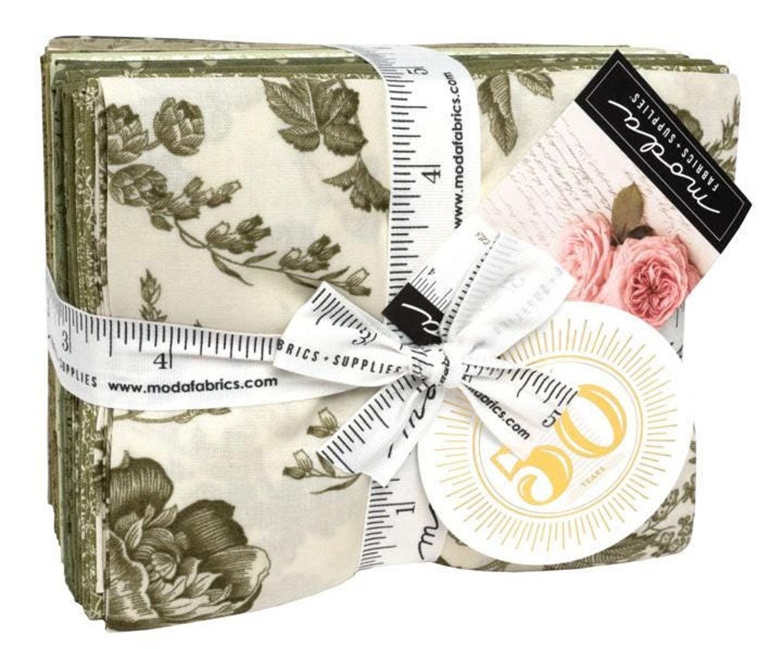 PRE-ORDER, 3 Sisters Meadow Greens Fat Quarter Bundle, 21pc, Moda ...