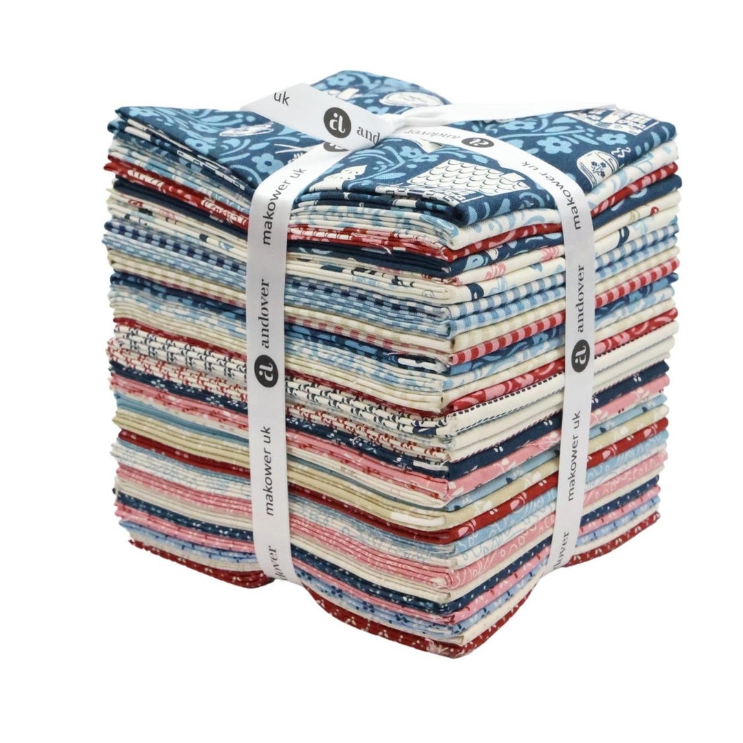Cozy House Fat Quarter Bundle by Judi Javi for Andover Fabrics, 32 ...