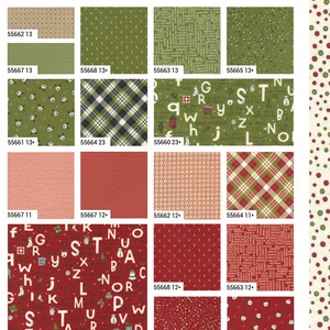 Moda on Dasher Fabric Layer Cake 10 Squares, Sweetwater, Christmas ...