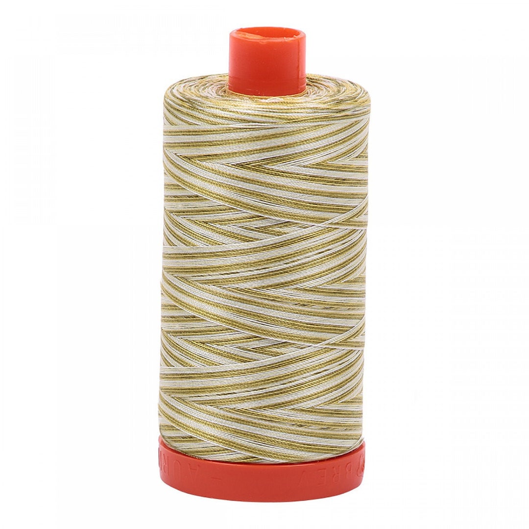 Aurifil Mako Cotton Embroidery Thread 50wt 1422yds Variegated 4653 ...