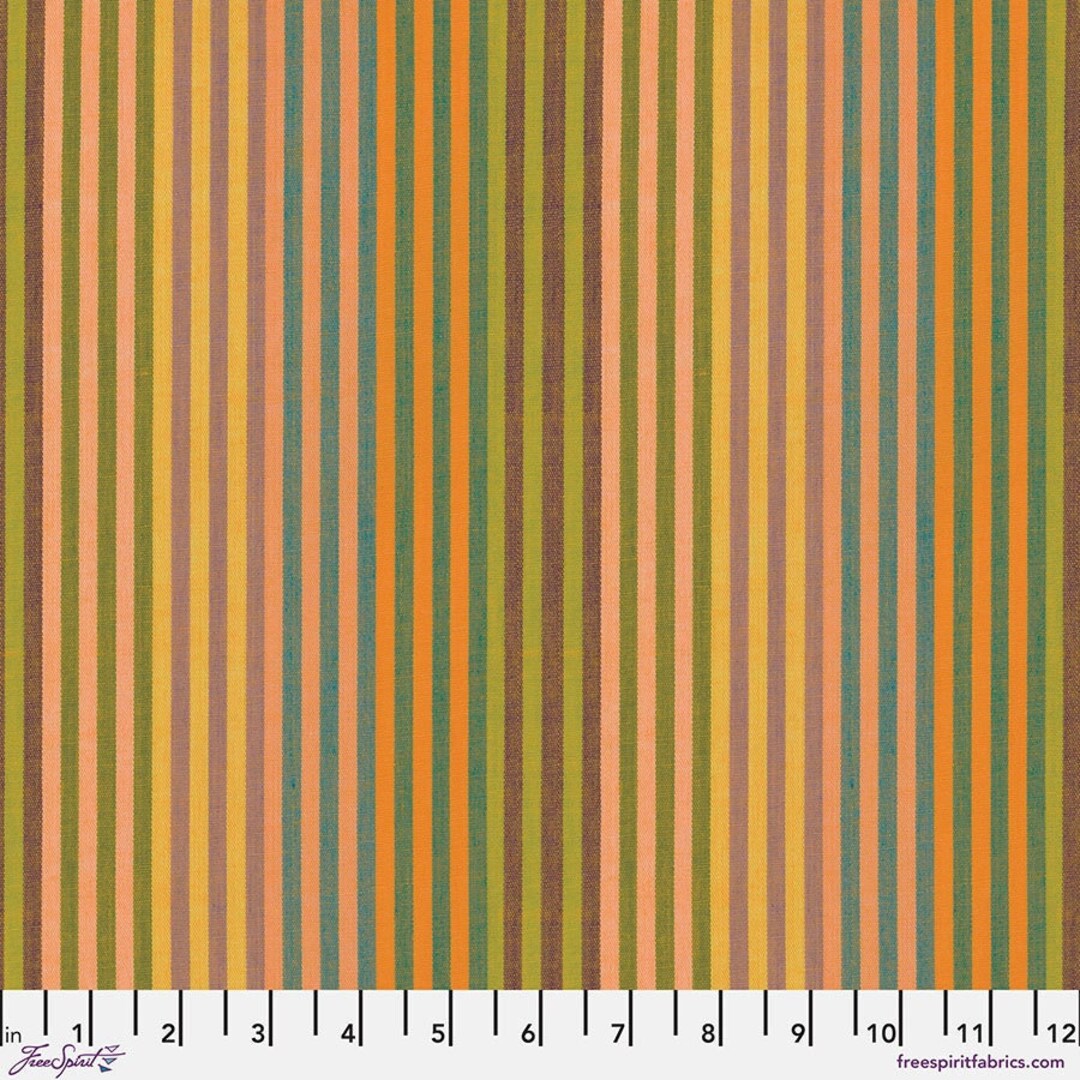 PRE-ORDER, Kaffe Fassett Woven Stripes Caterpillar Stripe Sunshine ...