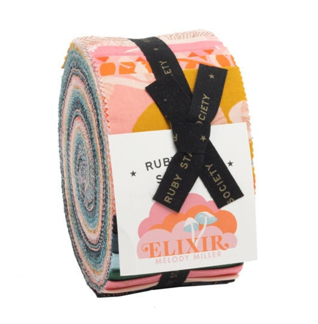 Elixir, Jelly Roll, 2.5" Fabric Strips, Melody Miller, Ruby Star, Moda ...