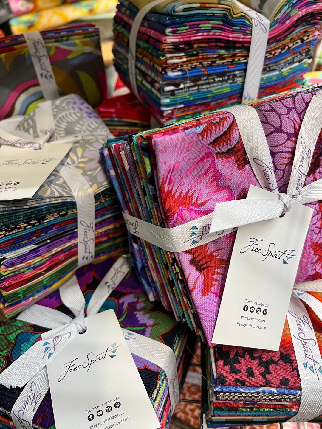 Kaffe Fassett Collective Mystery Fat Quarter Bundle, 20pc, Free Spirit ...