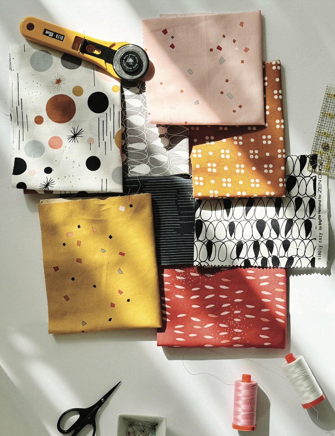 PRE-ORDER, Moda Simply Cozy Fat Quarter Bundle, 35pc, Zen Chic Fabric ...