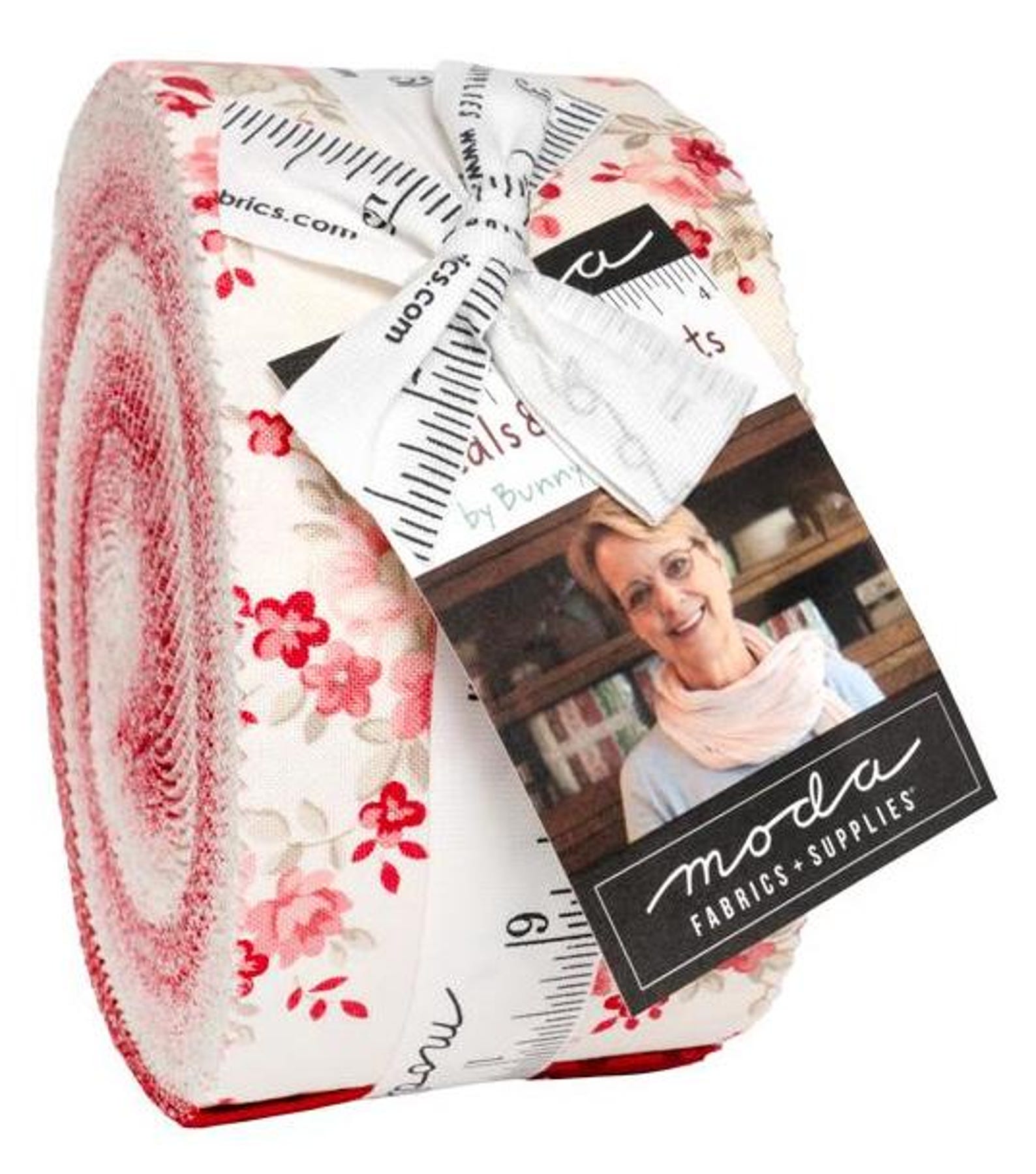 PRE-ORDER, Moda Petals and Polkadots Jelly Roll, Fabric Strips, Bunny ...