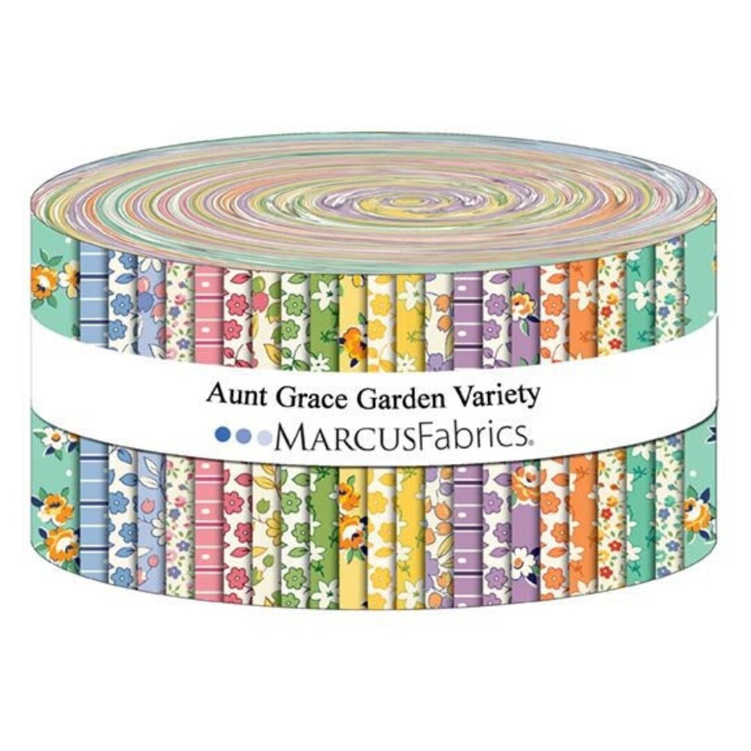 Aunt Grace Garden Variety Strip Roll, by Judie Rothermel for Marcus ...