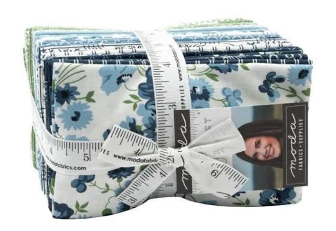 PRE-ORDER, Nantucket Summer Fat Eighth Bundle, 36pc, Camille Roskelley for Moda Fabric, Floral ...