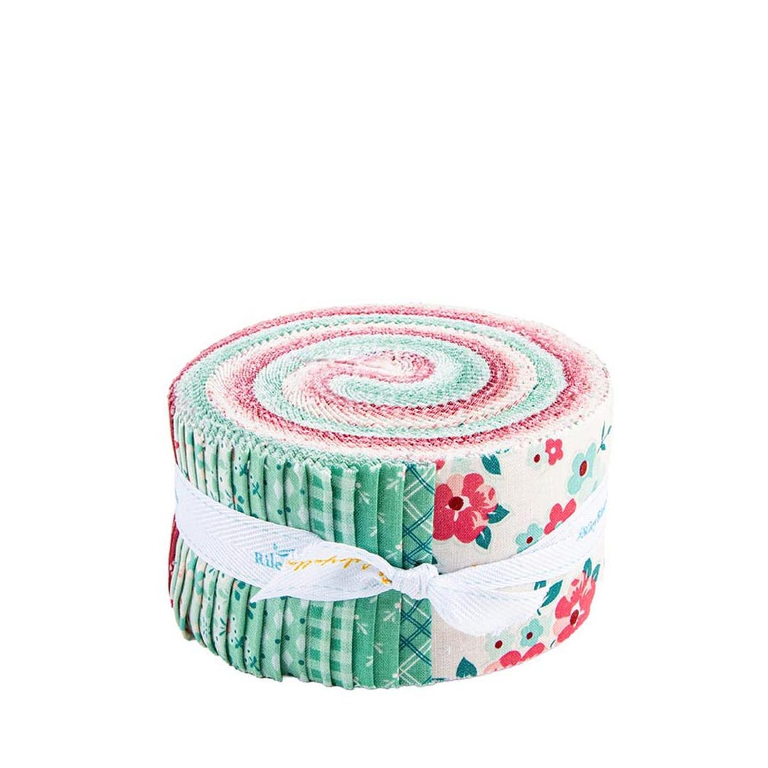 Lori Holt Berry & Sage Rolie Polie, Fabric Strips, Riley Blake Fabric ...