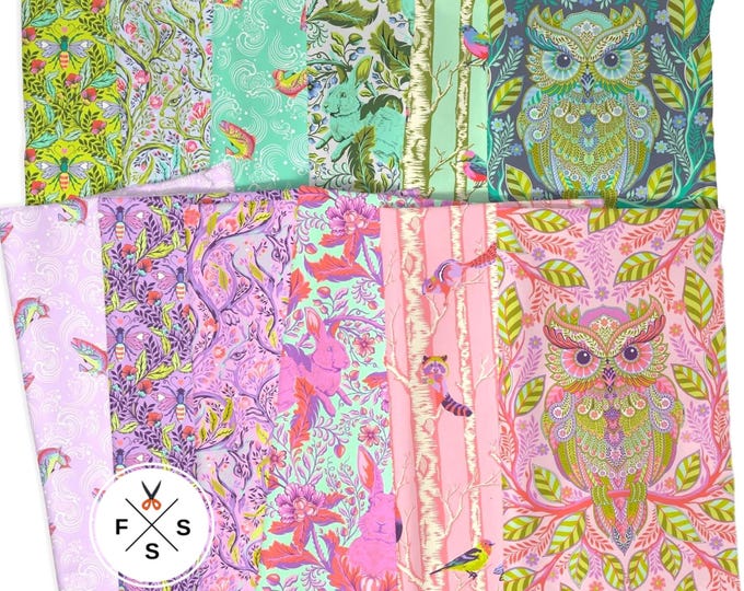Tula Pink Full Moon Forest II Full Yard Bundle, 12pcs, 50th Collection ...
