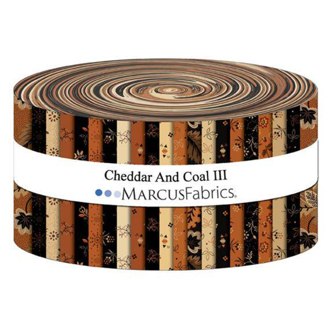 Cheddar & Coal Fabric Strips Jelly Roll, by Pam Buda for Marcus Fabrics ...