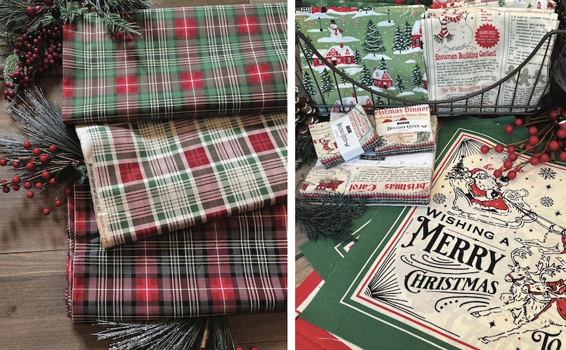 Moda Holiday Cheer Charm Pack, 5" Fabric Squares, Stacy Iest Hsu Fabric ...