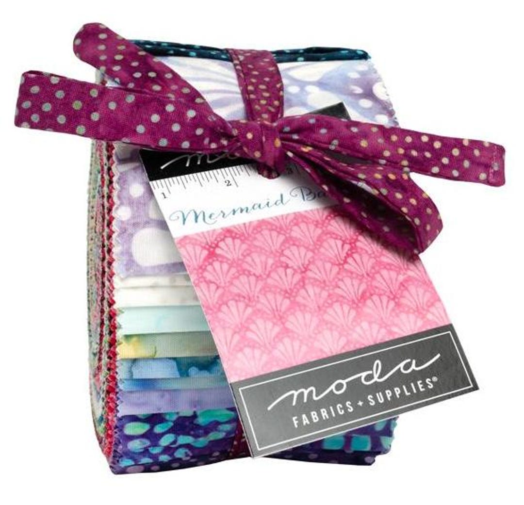 Moda Mermaid Batiks Jelly Roll, 2.5" Fabric Strips, Moda Fabric, Bali ...