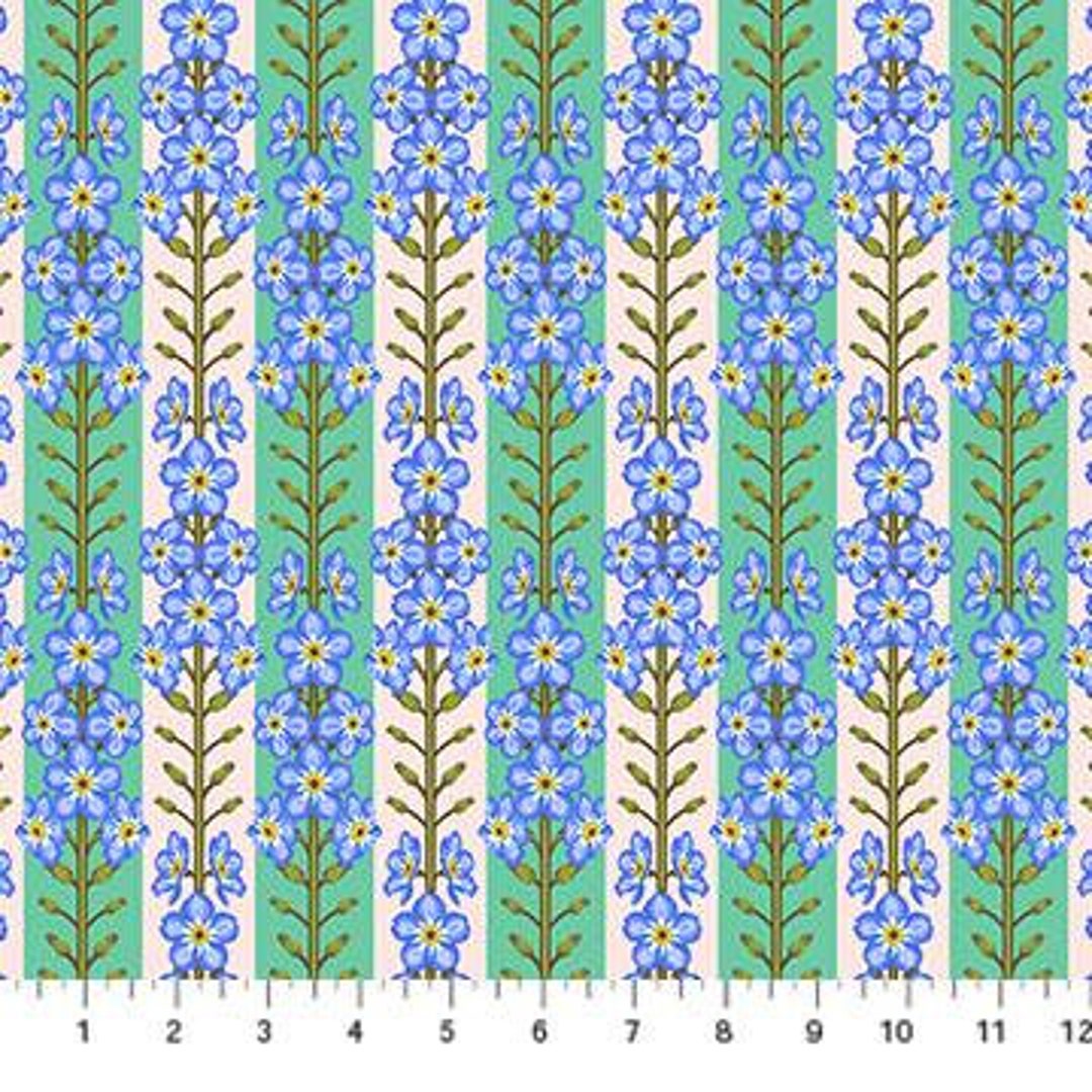 PRE-ORDER, Anna Maria Textiles (horner) Iconic Forget Me Not AMT125-75C ...
