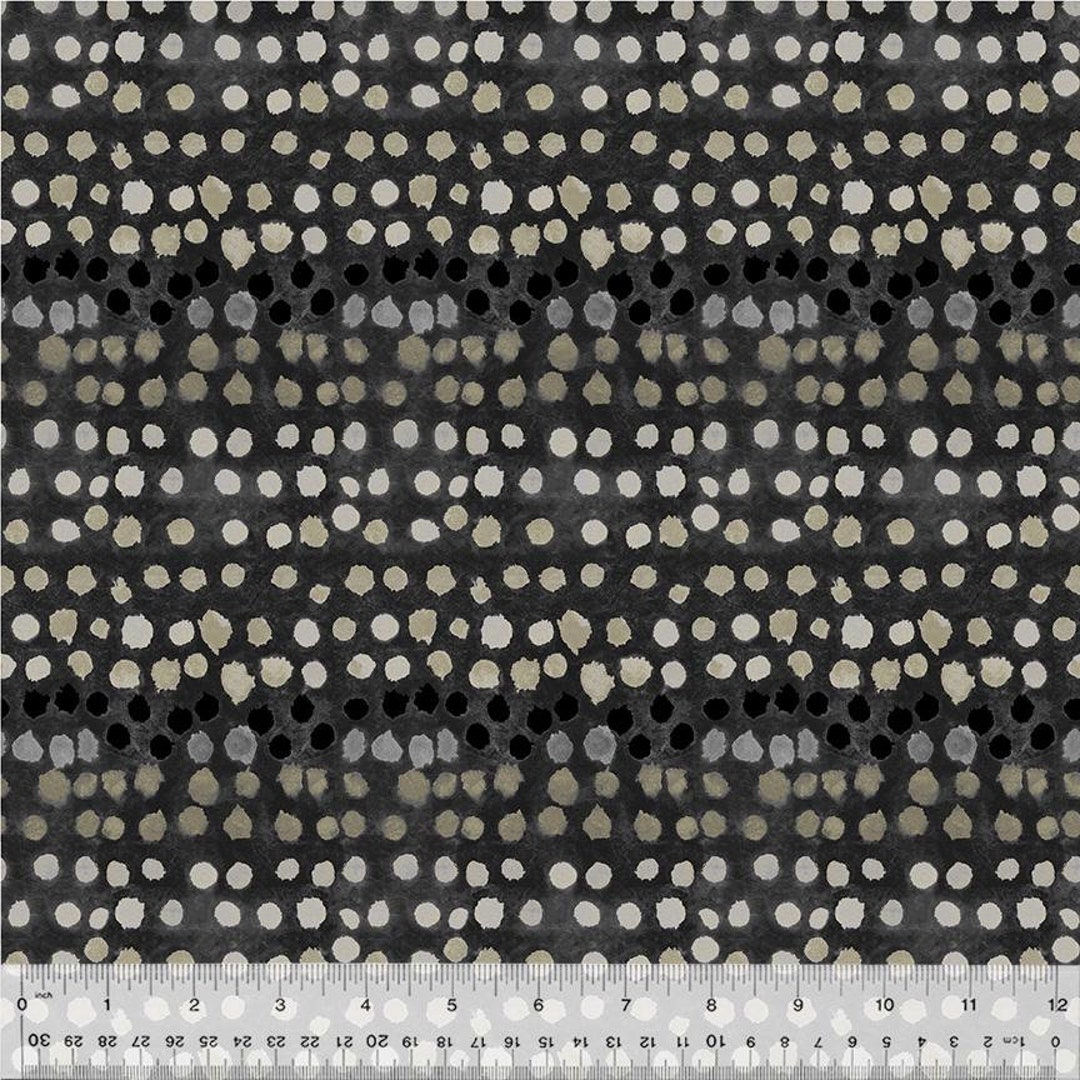 PRE-ORDER, Marcia Derse Sketchbook 21 Paint Pots Squid Ink 4549D-11, Windham Fabric, 100% Cotton ...