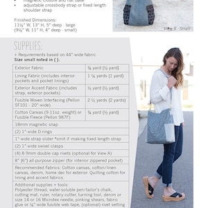 Compass Bag Pattern by Noodlehead NOO537 - Etsy