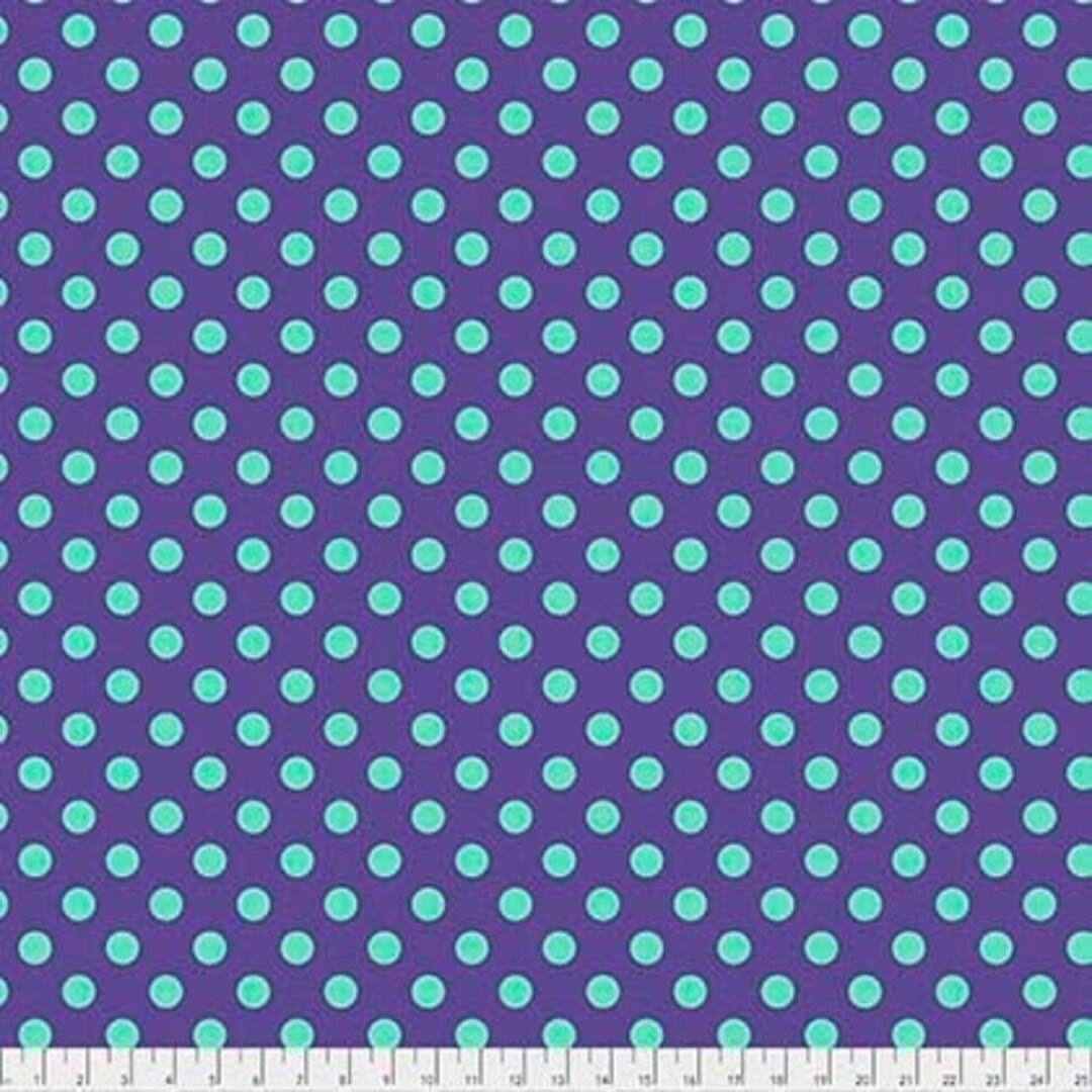 Tula Pink Pom Poms PWTP118 Iris, Free Spirit Fabric, 100% Cotton FS80 ...