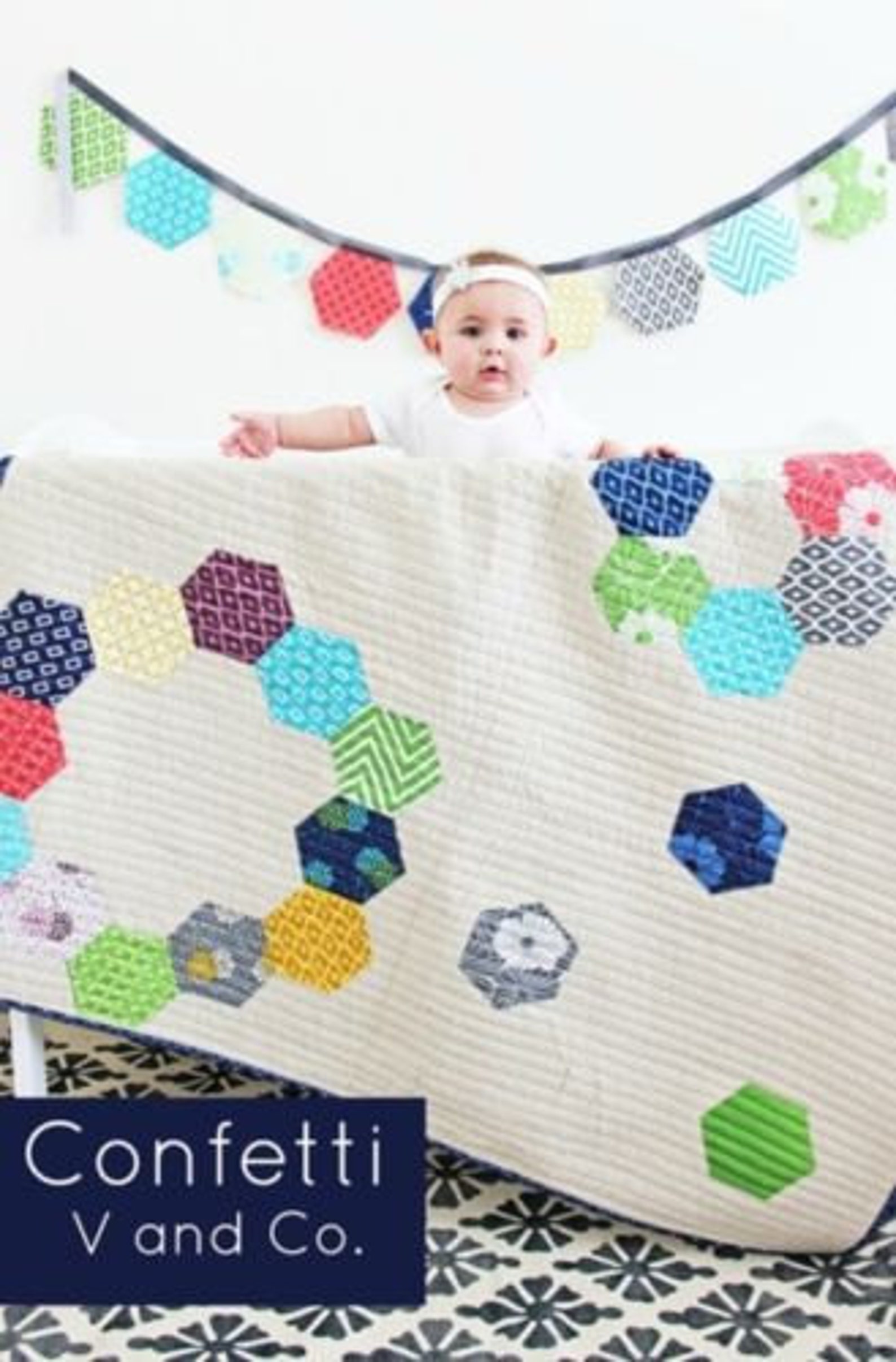 V and Co Confetti Quilt Pattern Quilting Sewing Fabric - Etsy