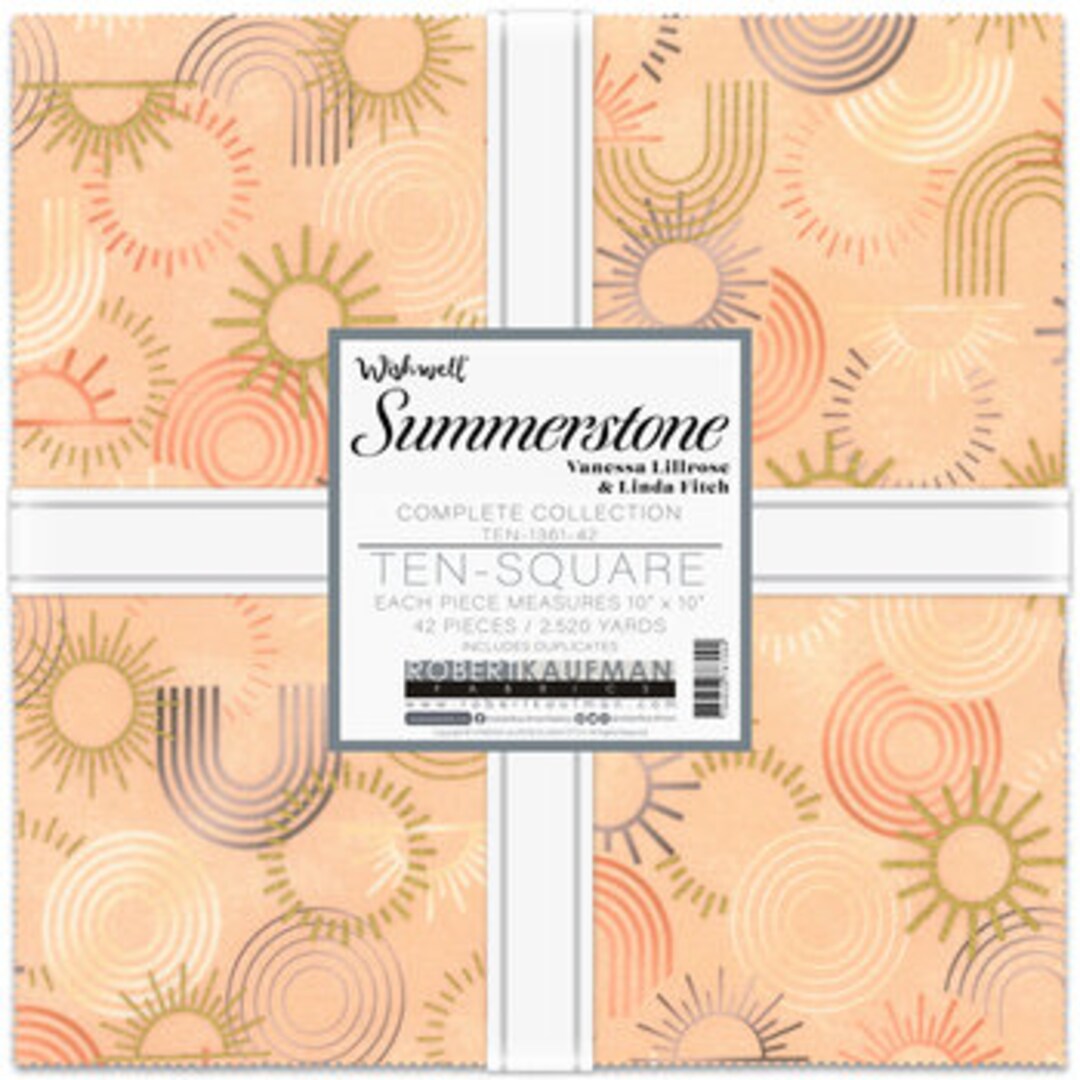 Summerstone 10" Ten Squares, Vanessa Lillrose & Linda Fitch, Robert ...