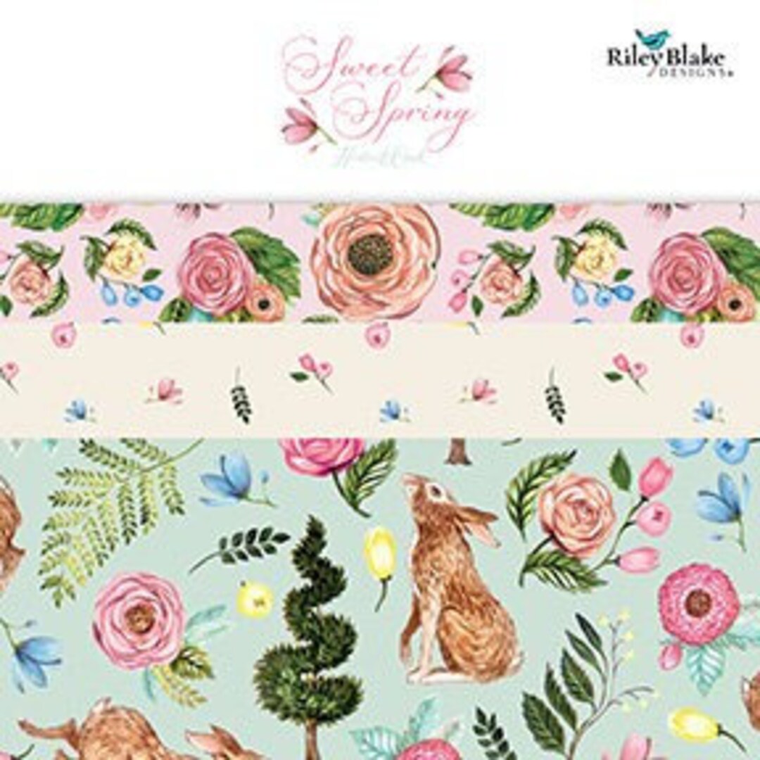 PRE-ORDER, Sweet Spring Fat Quarter Bundle, 15pc, Hester & Cook for ...