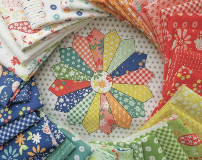 PRE-ORDER, Raspberry Summer Fat Quarter Bundle, 34pc, Sherri and Chelsi ...