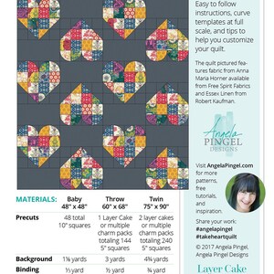 Take Heart Quilt Pattern by Angela Pingel, APTH106 - Etsy