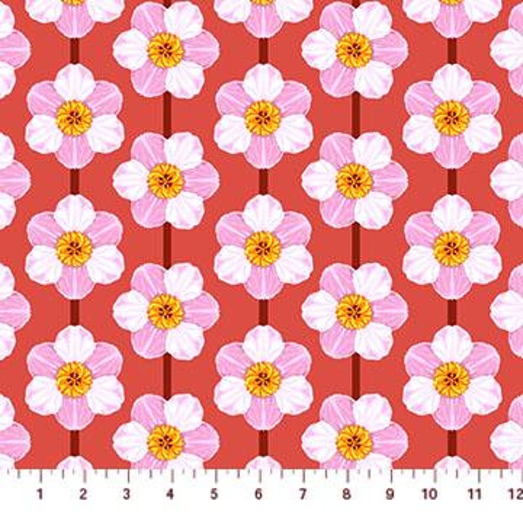 Anna Maria Textiles (horner) Iconic Daffodil AMT126-23V, Northcott Fabric, Floral, 100% Cotton ...