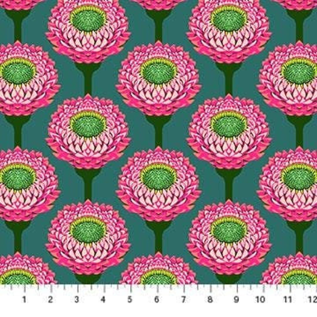 PRE-ORDER, Anna Maria Textiles (horner) Iconic Strawflower AMT123-28L, Northcott Fabric, Floral ...