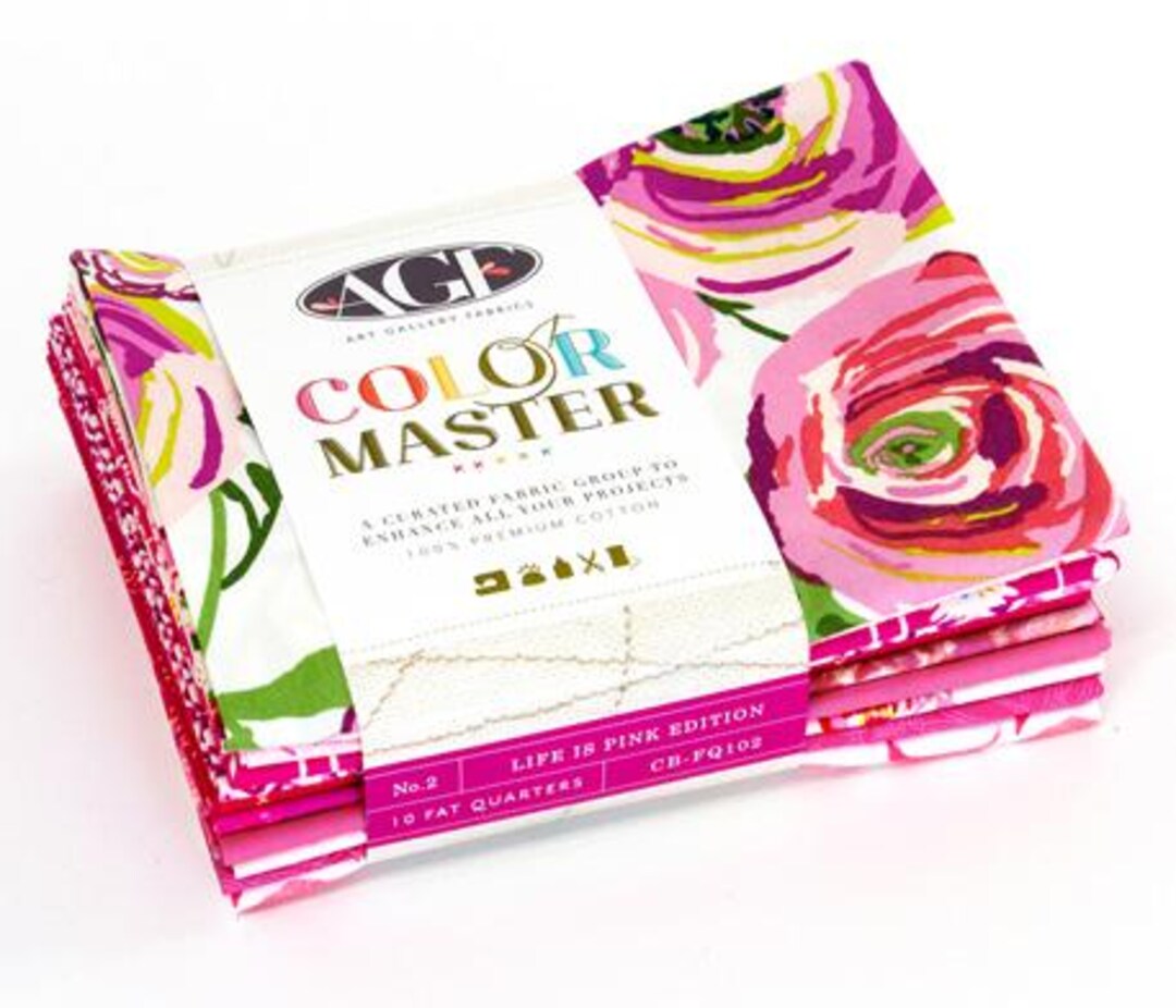 Art Gallery Life is Pink No. 2 Edition Fat Quarter Bundle, 10pc, Art ...