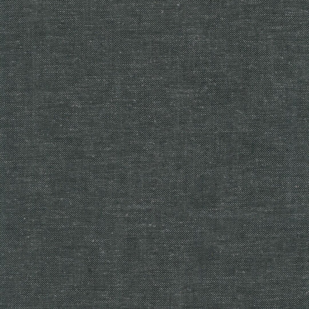 54" Wide Hemptex Chambray H288-1019 Black Fabric, Robert Kaufman Fabric ...