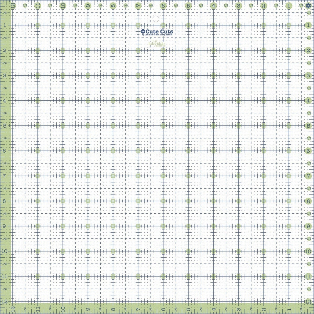 Lori Holt Cute Cuts Ruler 12-1/2in X 12-1/2in STCC-9001 - Etsy