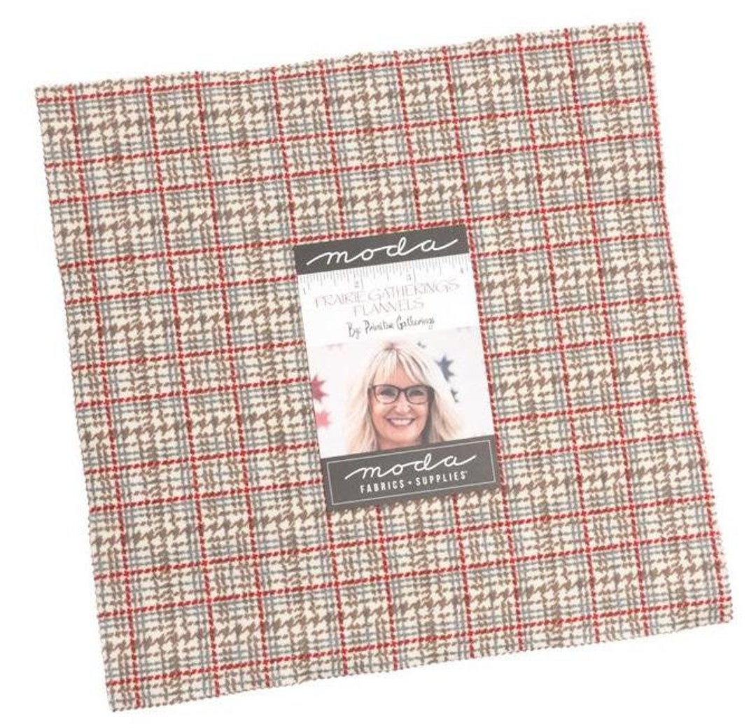 Prairie Gatherings Flannels Layer Cake, 10" Fabric Squares, Primitive ...