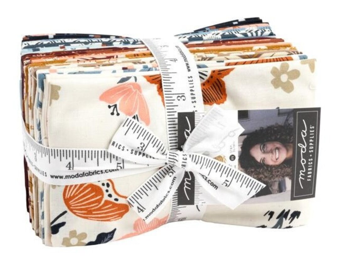 PRE-ORDER, Moda Folk Lore Fabric Fat Eighth Bundle, 36pc, Owls Floral ...