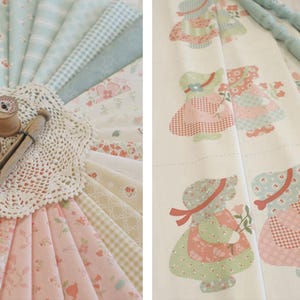 PRE-ORDER, Moda Sunbonnet Layer Cake, 10" Fabric Squares, My Sew Quilty Life Fabric, Floral ...