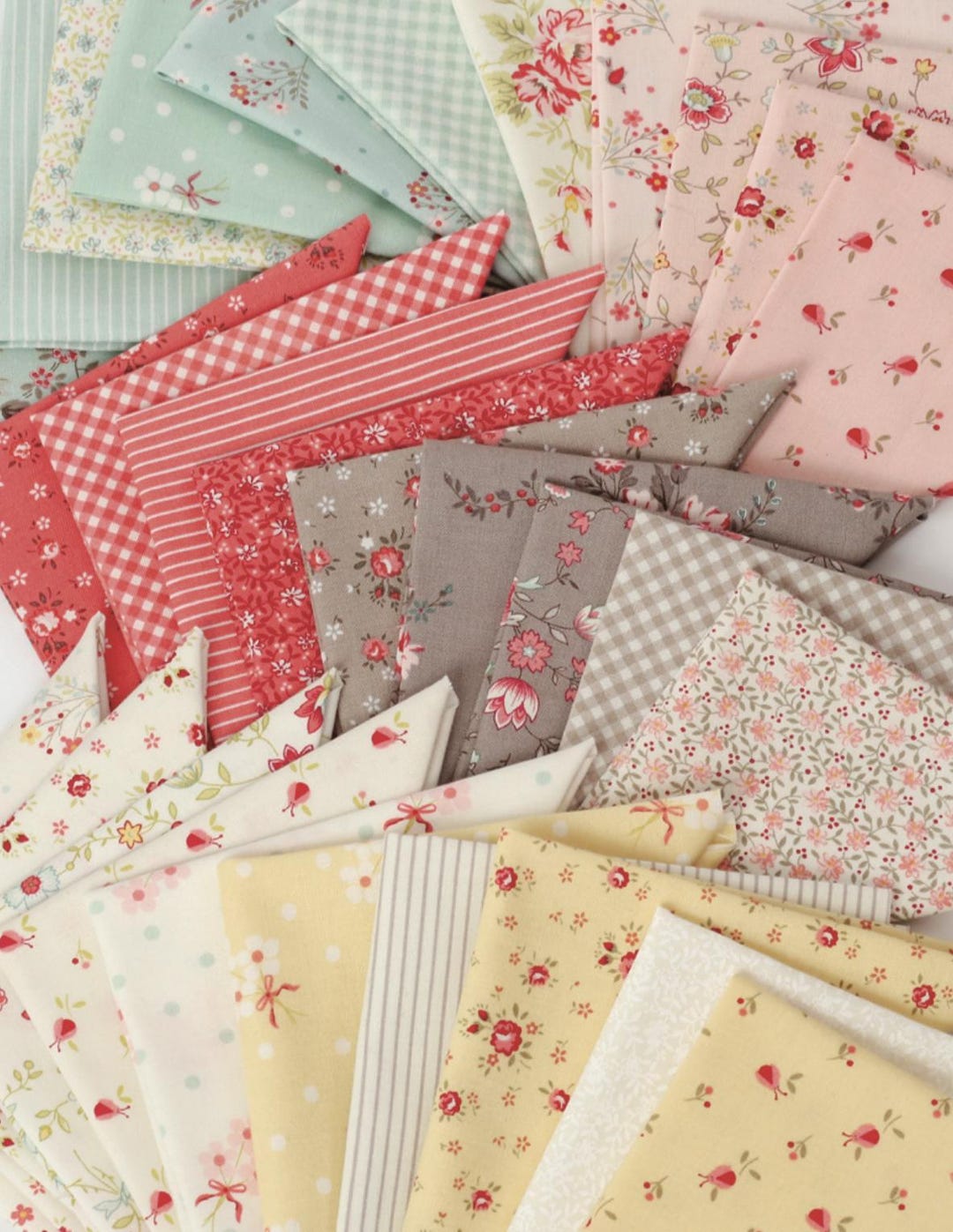 PRE-ORDER, Moda Lyda Rose Fat Quarter Bundle, 30pc, Bunny Hill Designs ...