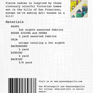 Fierce Ladies Quilt Pattern by Eye Candy Quilts, ECQ F117 - Etsy Canada