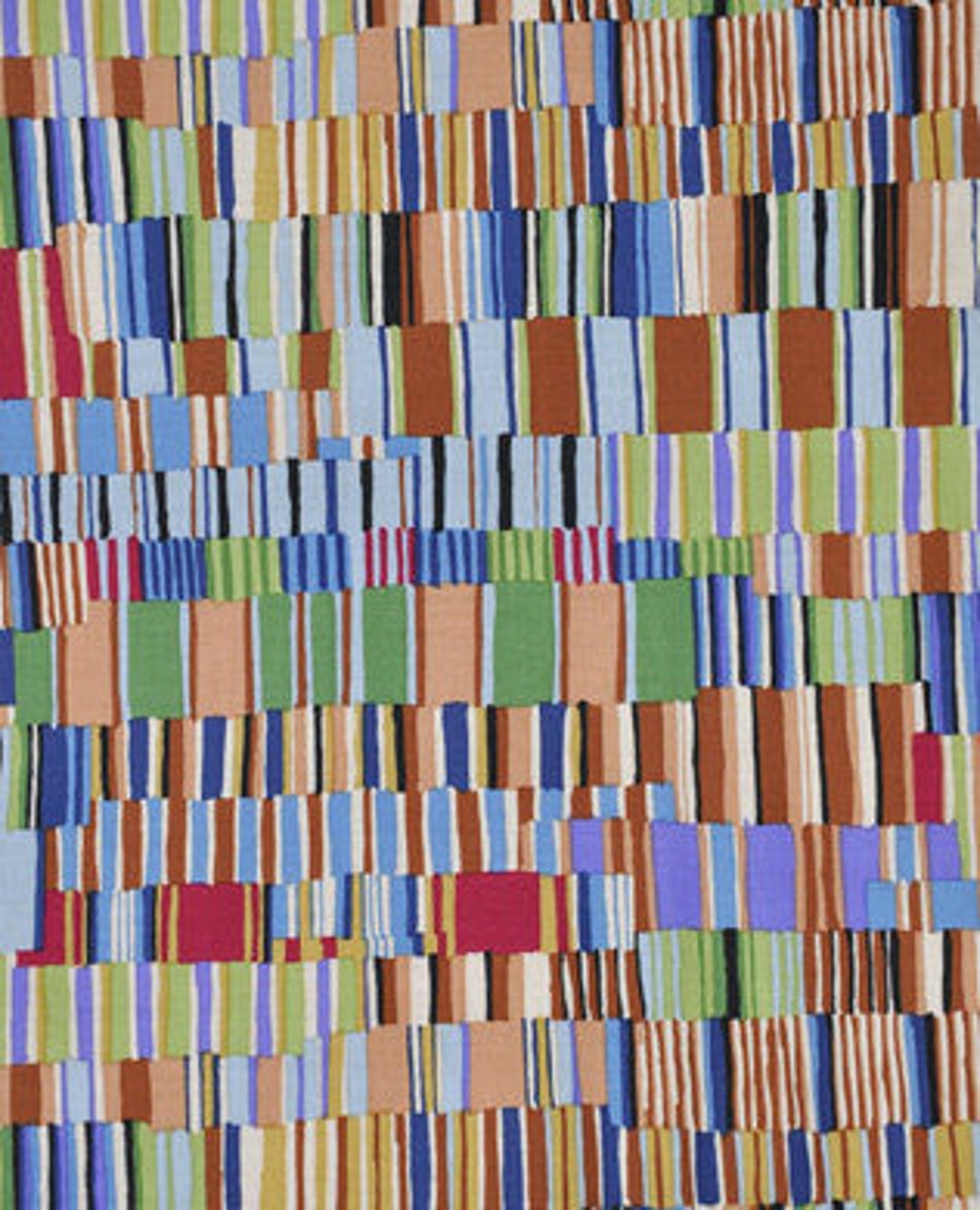 OOP RARE Fabric Remnant 19" X 44" Kaffe Fassett Fabric, Shirt Stripes ...