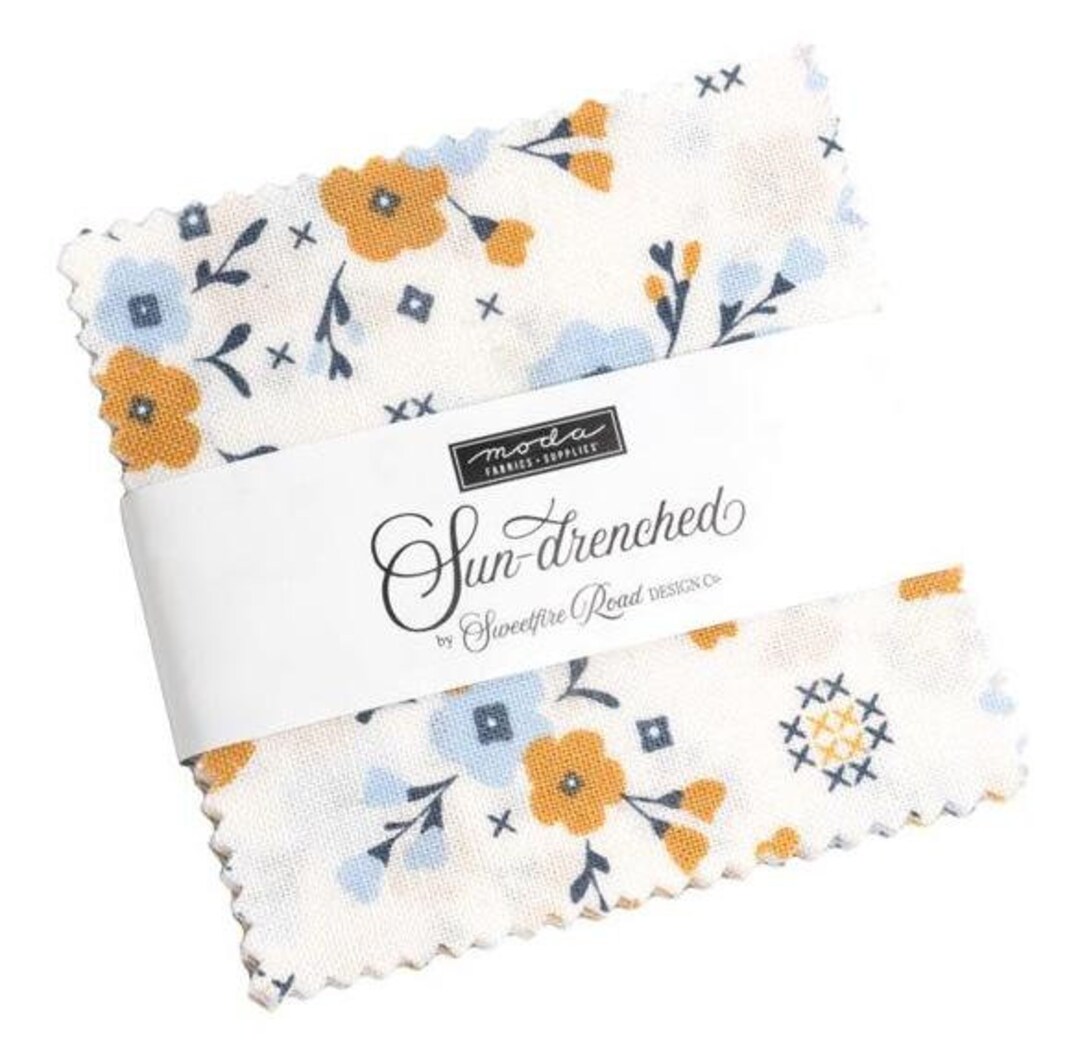 PRE-ORDER, Sun Drenched MINI Charm Pack, Sweetfire Road for Moda Fabric ...