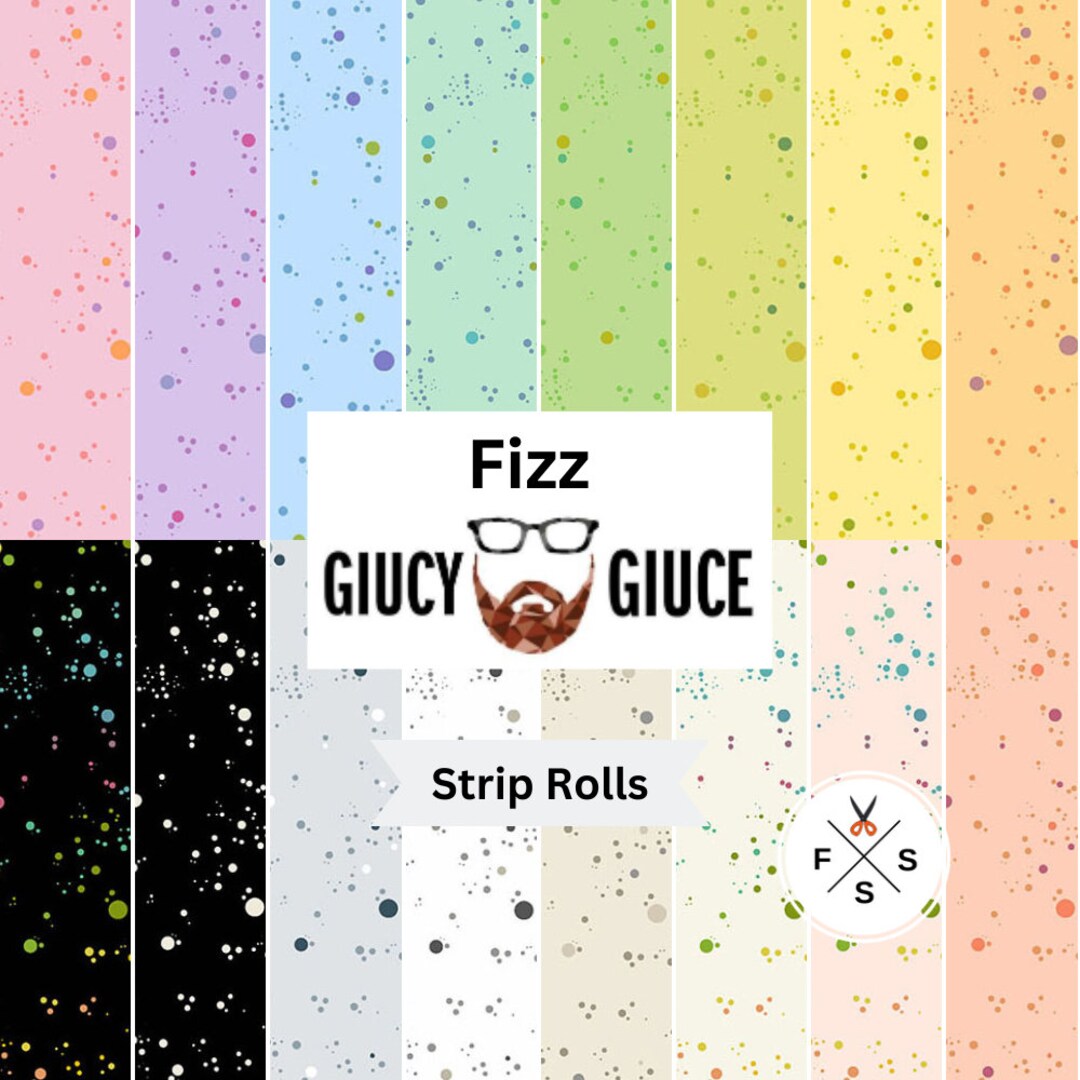 PRE-ORDER Giucy Giuce Fizz Strip Roll Jelly Roll Fabric Strips for ...