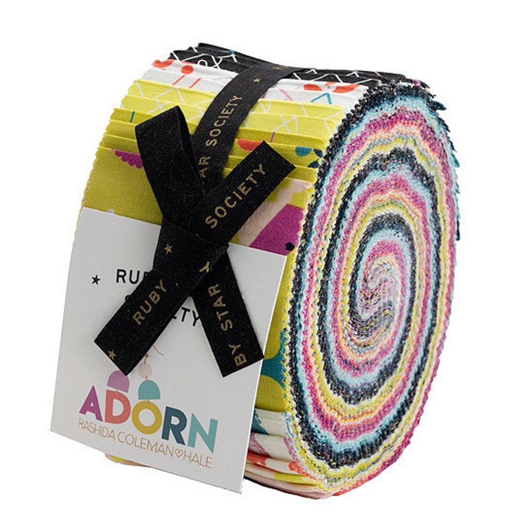 Adorn, Jelly Roll, Ruby Star, Moda Fabric, Precut Quilting Strips ...