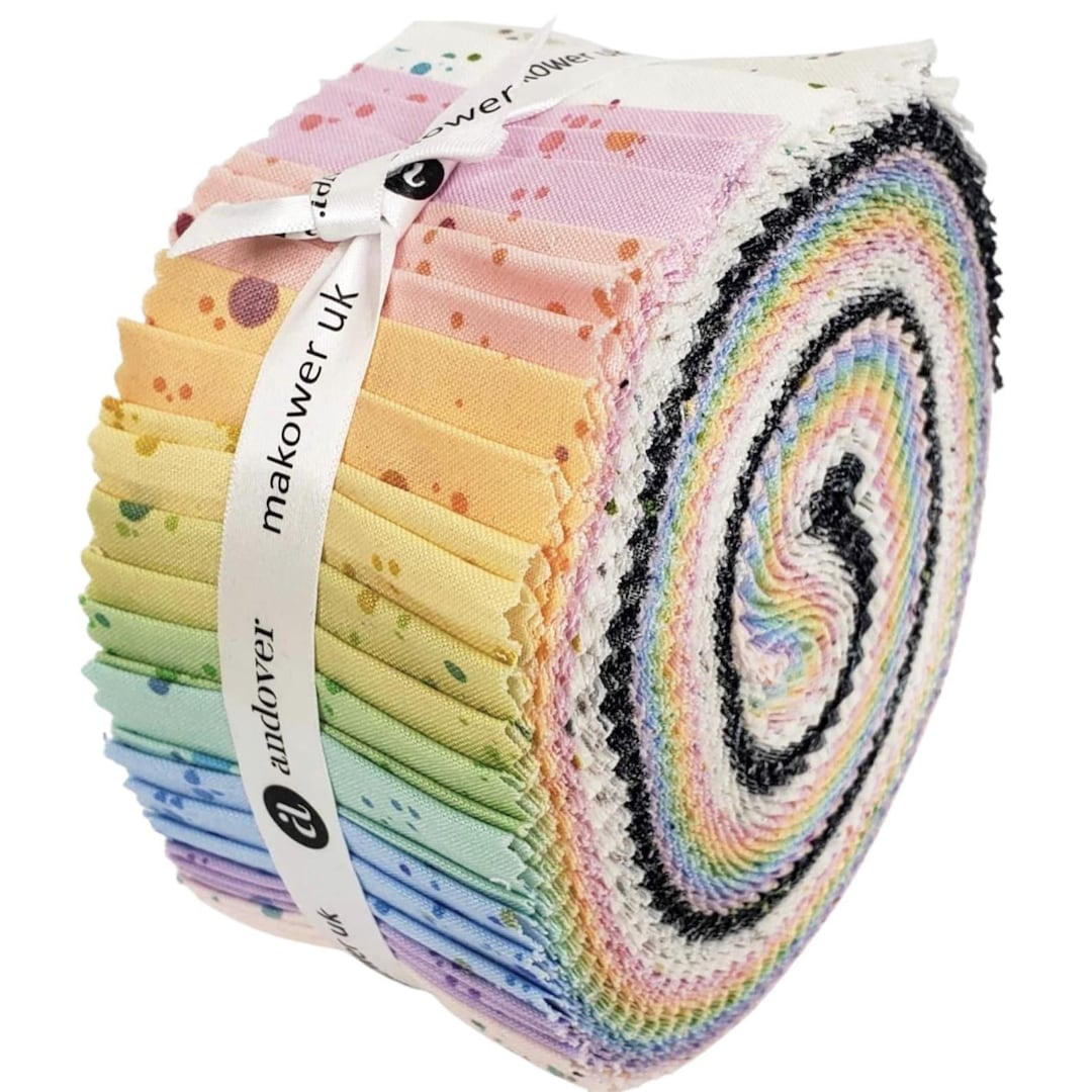 Giucy Giuce Fizz Strip Roll Jelly Roll Fabric Strips for Andover ...
