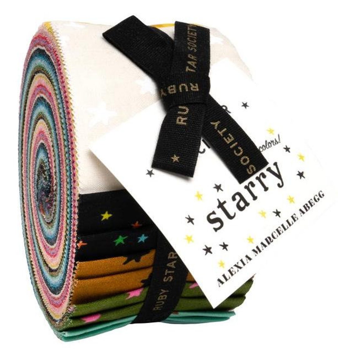 Alexia Abegg Starry New Jelly Roll, Ruby Star Society Fabric, Fabric ...