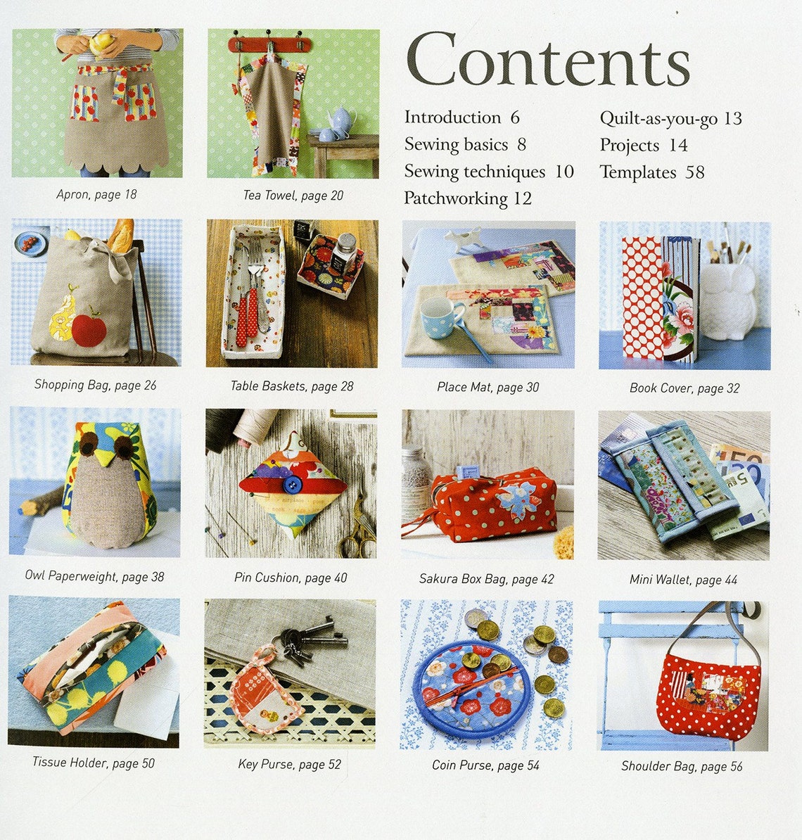 Love to Sew Zakka Style Gifts by Cecilia Hanselmann SP59-7 - Etsy
