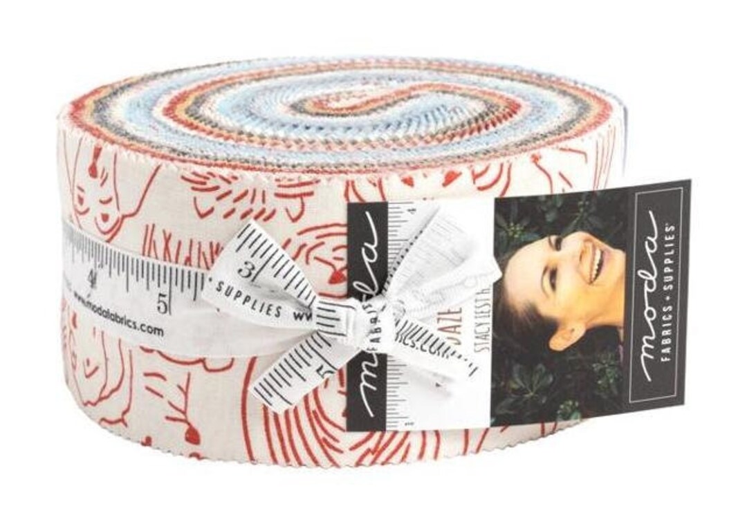 Moda Dog Daze Fabric Jelly Roll, 2.5" Fabric Strips, Stacy Iest Hsu ...