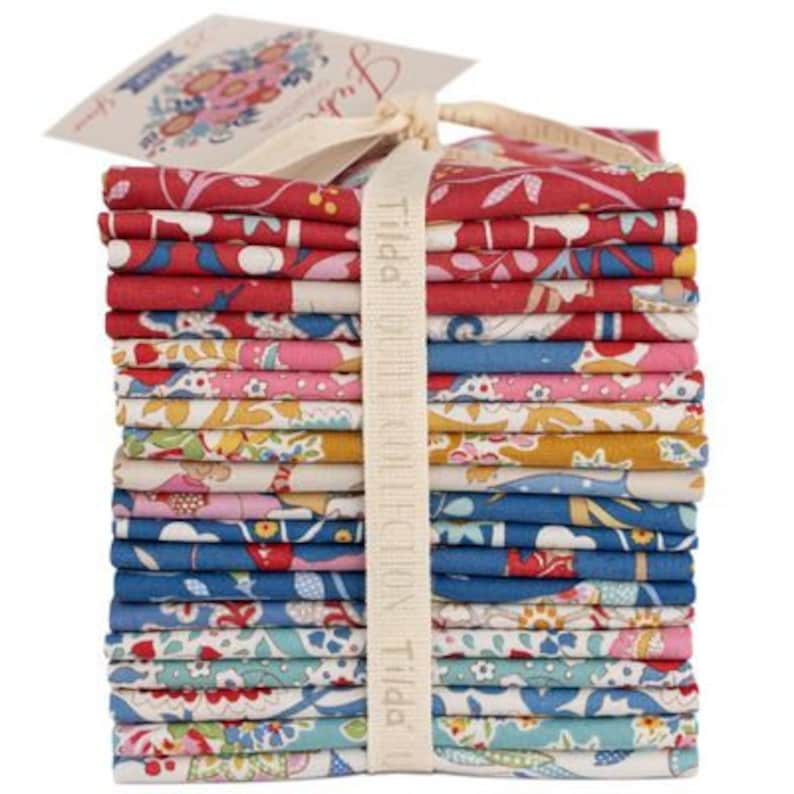 Tilda Jubilee Fat Eighth Bundle, 20pc, Tone Finnanger Fabric, Precut ...