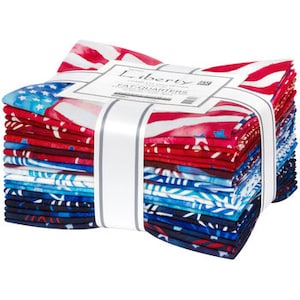 Liberty Batiks Fat Quarter Bundle, 20pc, Robert Kaufman Fabric ...