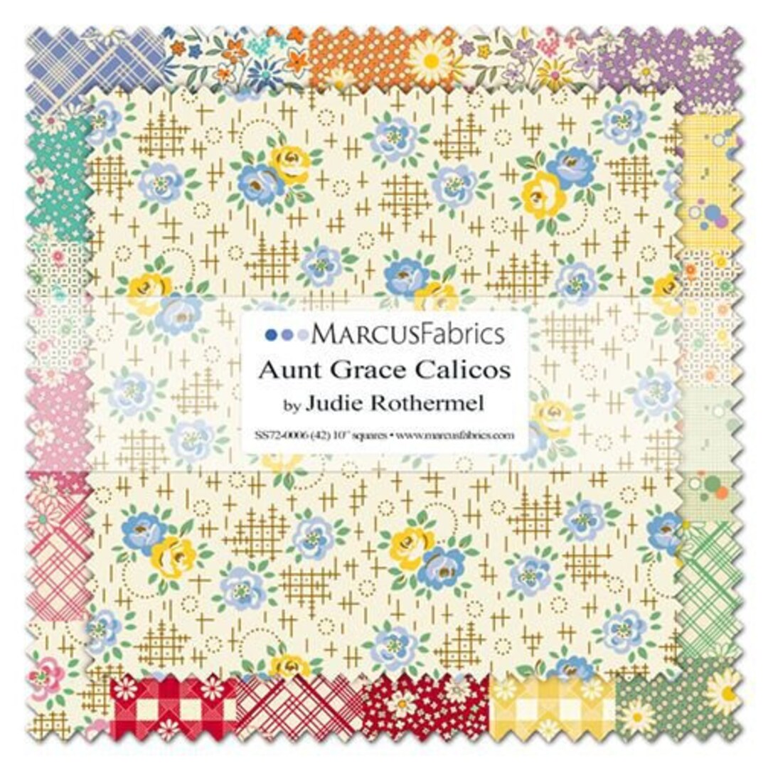 Aunt Grace Calicos by Judie Rothermel 10 Layer Cake - Etsy