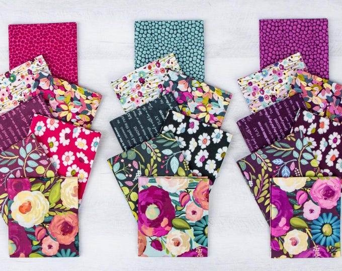 Lila Tueller Fragrant Fields Fat Quarter Bundle, 21pc, Riley Blake ...