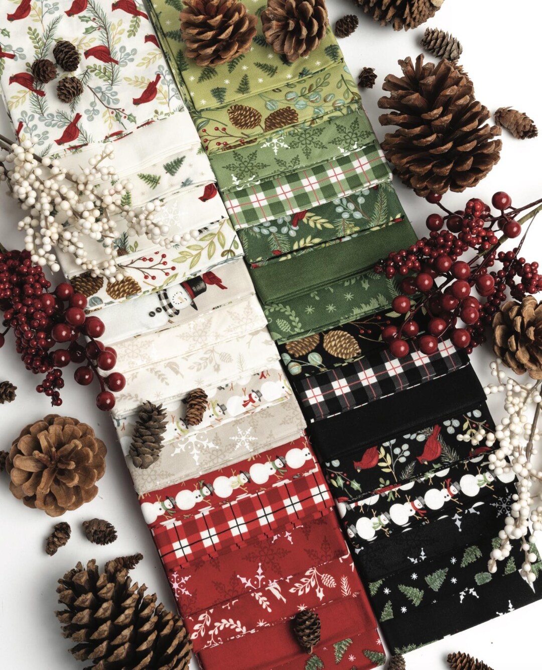 PRE-ORDER, Deb Strain Winter Friends Fat Quarter Bundle, 32pc, Moda ...